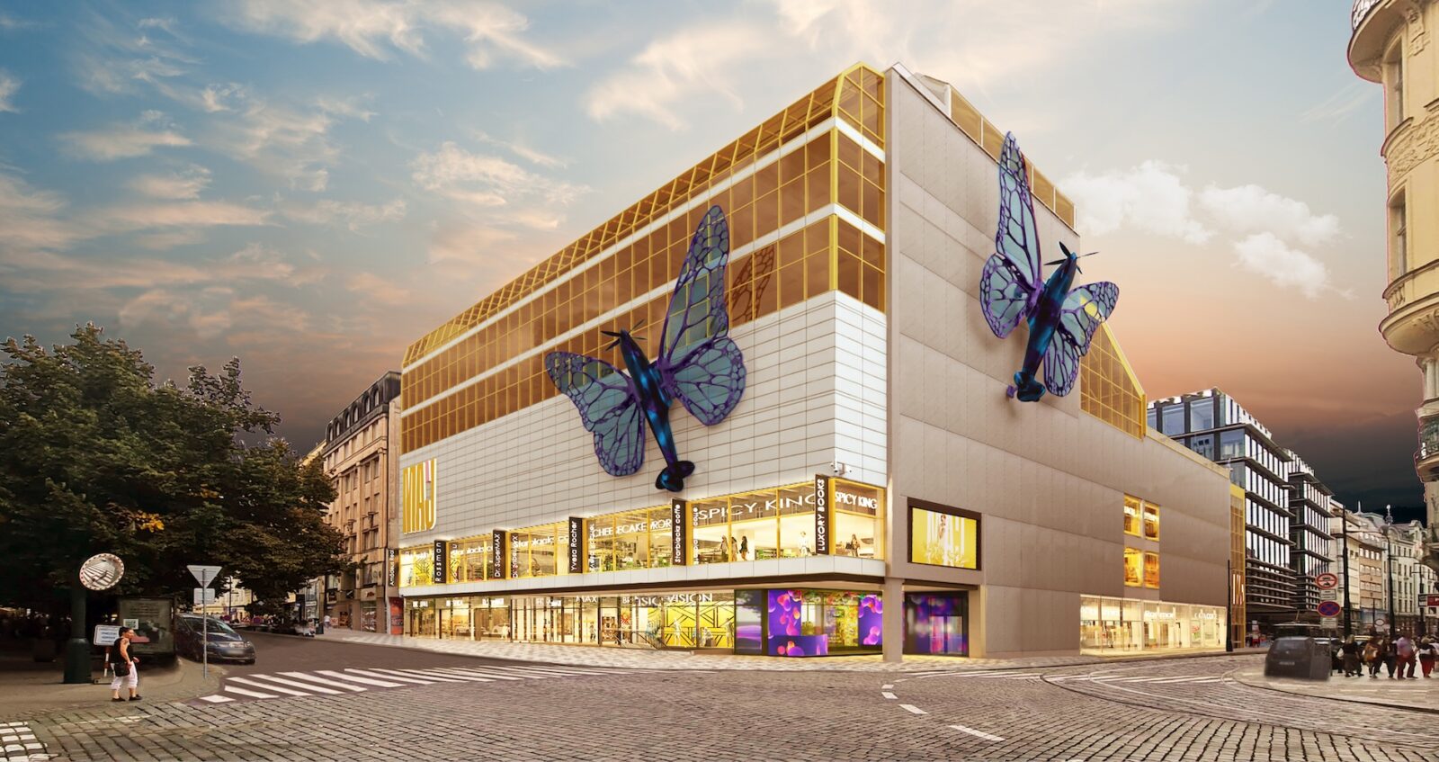 Historie House of Fun Prague: od Máj Národní k centru zábavy